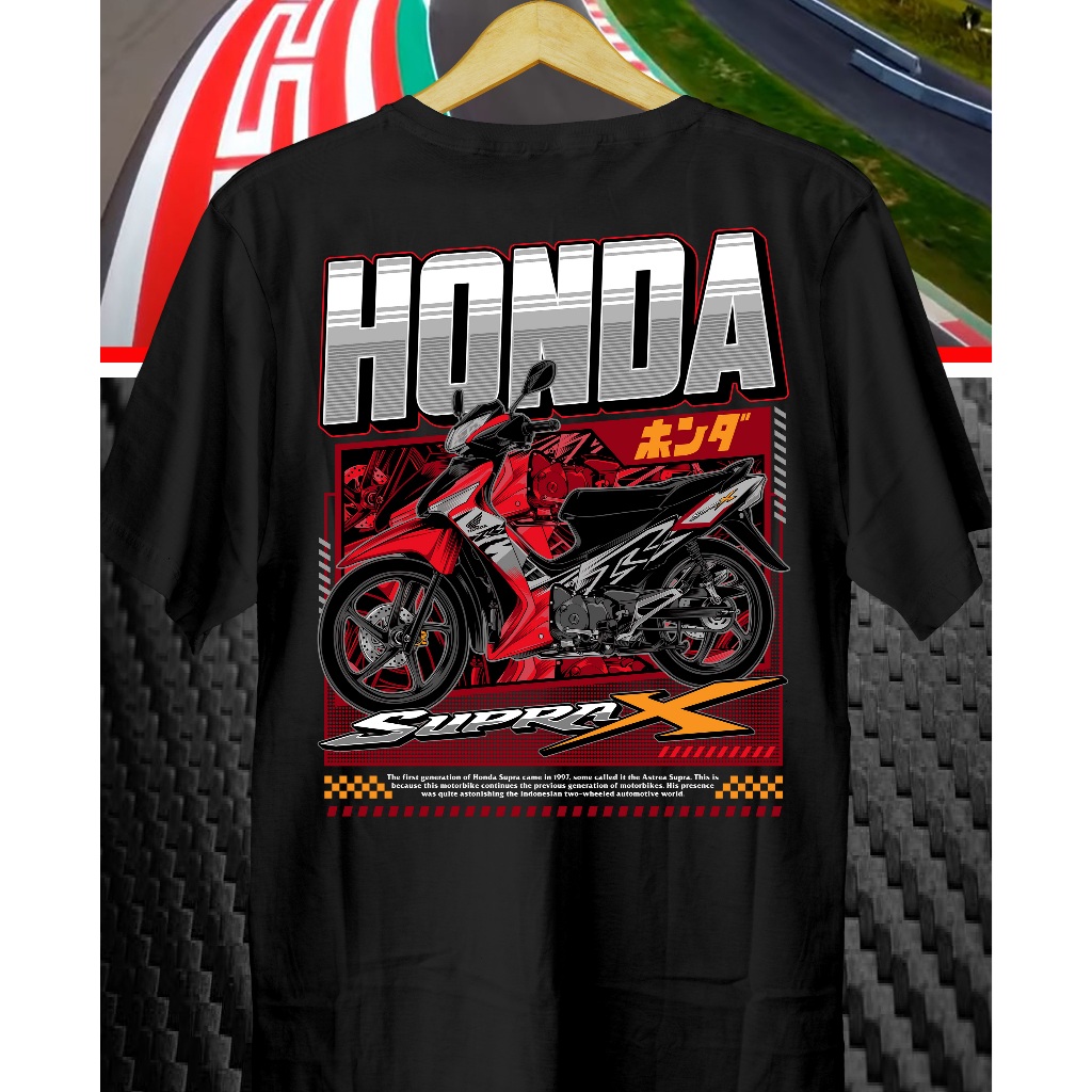Jual Kaos Motor Supra X // Baju Supra X // Supra X | Shopee Indonesia