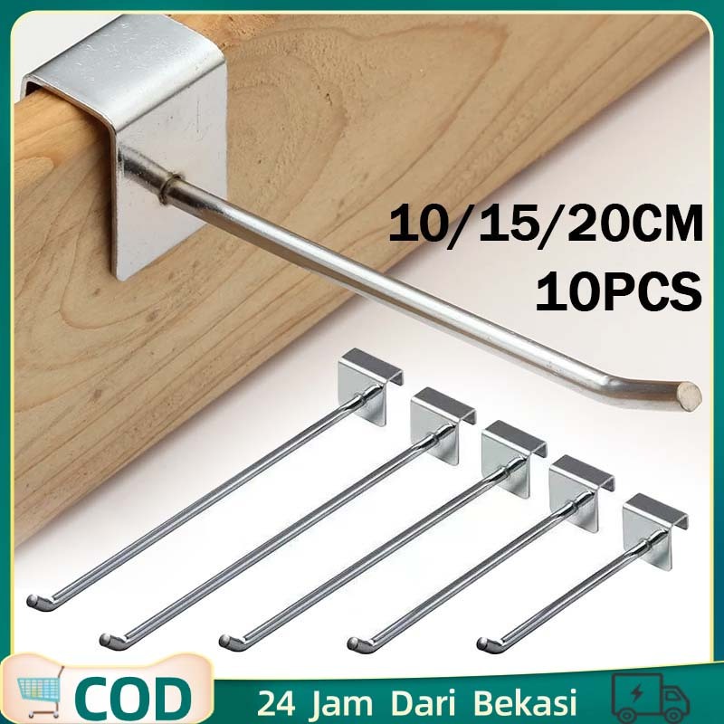 Jual 10Pcs/set Cantolan Rak Display/besi Cantolan Aksesoris/cantolan ...
