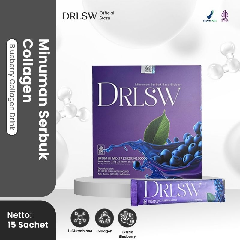 Jual DRLWS Collagen BPOM | Minuman Kolagen Pencerah Badan With L-Glutathione | Collagen Beauty ...