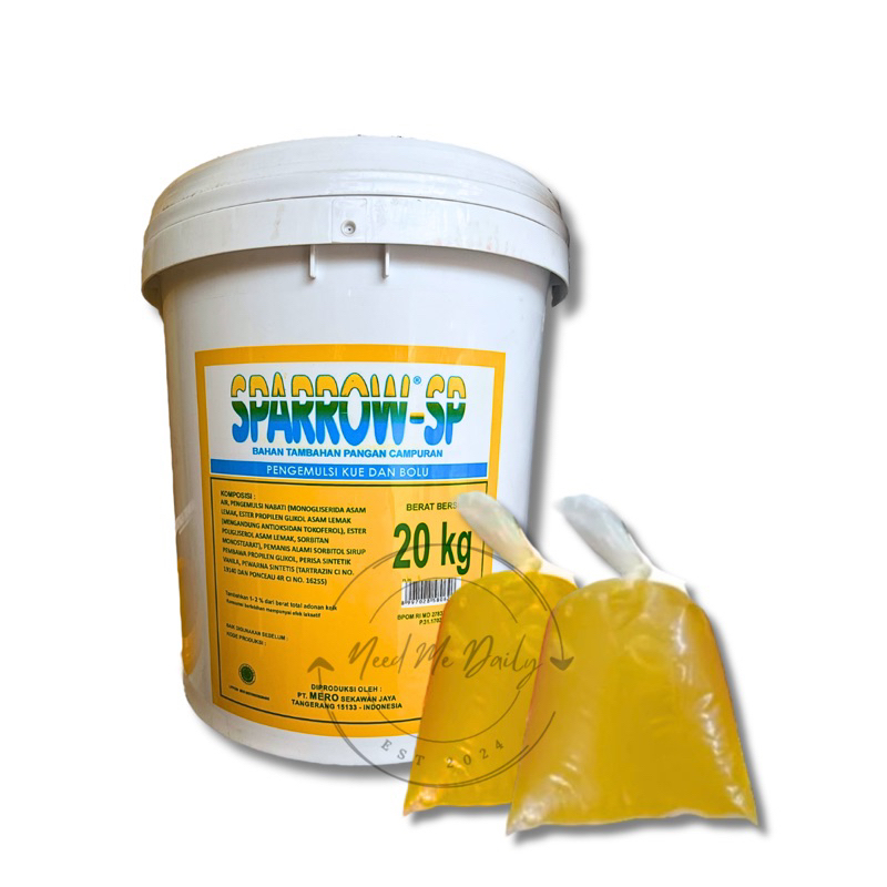 Jual SP Sparrow Repack 250gr 500gr 1Kg | Cake Emulsifier | TBM | Ovalet ...