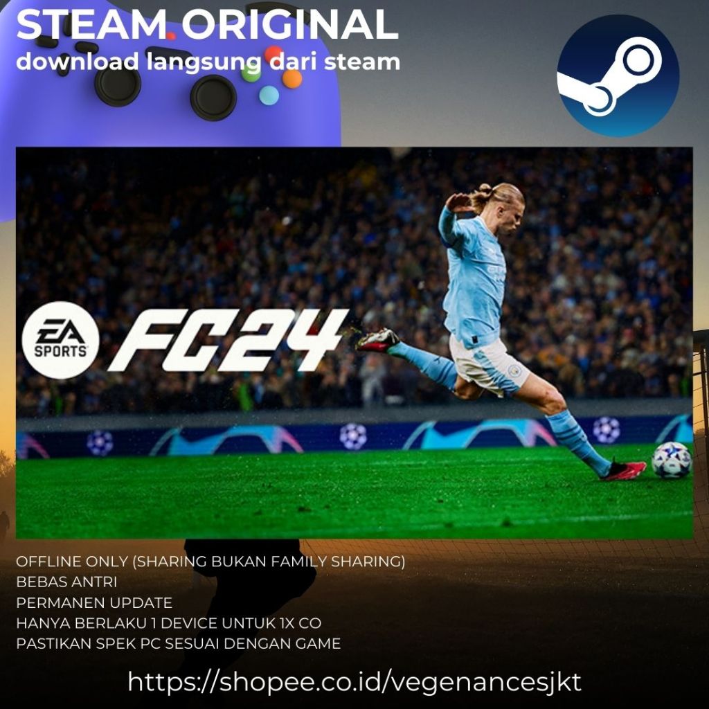 Jual EA Sports FC 24 / FIFA 24 PC Game Sharing Original + Latest Update ...