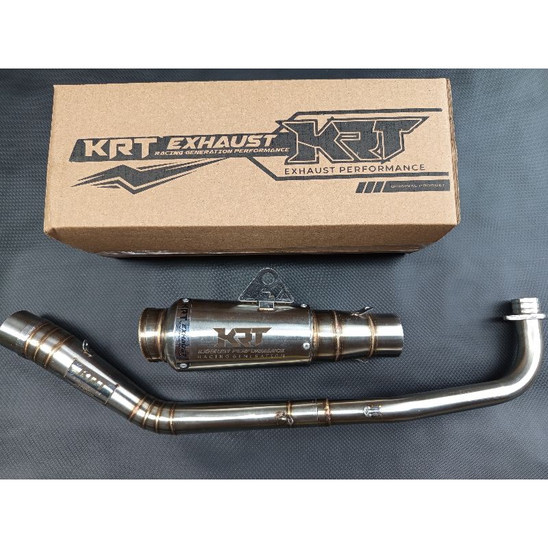 Jual Knalpot Racing KRT MT1 Model Samping GTX Standart 150cc Balap ...