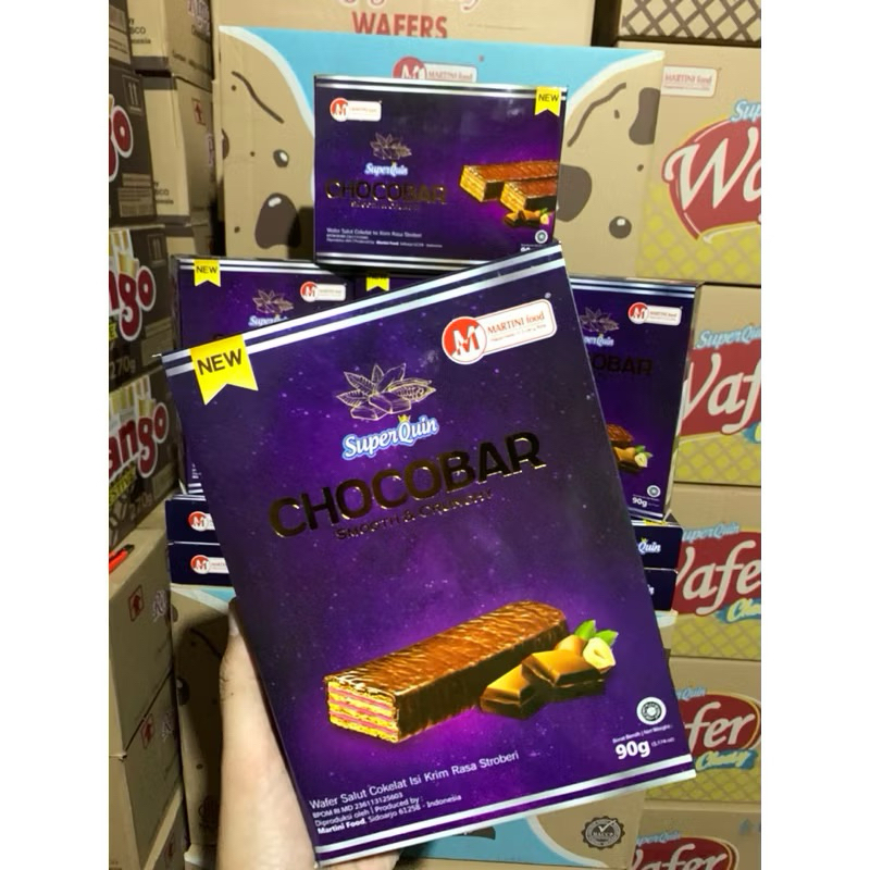 Jual CHOCOBAR Superquin Box 90Gr 1 karton isi 24 | Shopee Indonesia