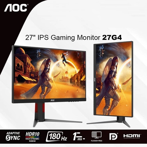 Jual LED Monitor 27 inch AOC 27G4 FHD IPS 180Hz | Shopee Indonesia