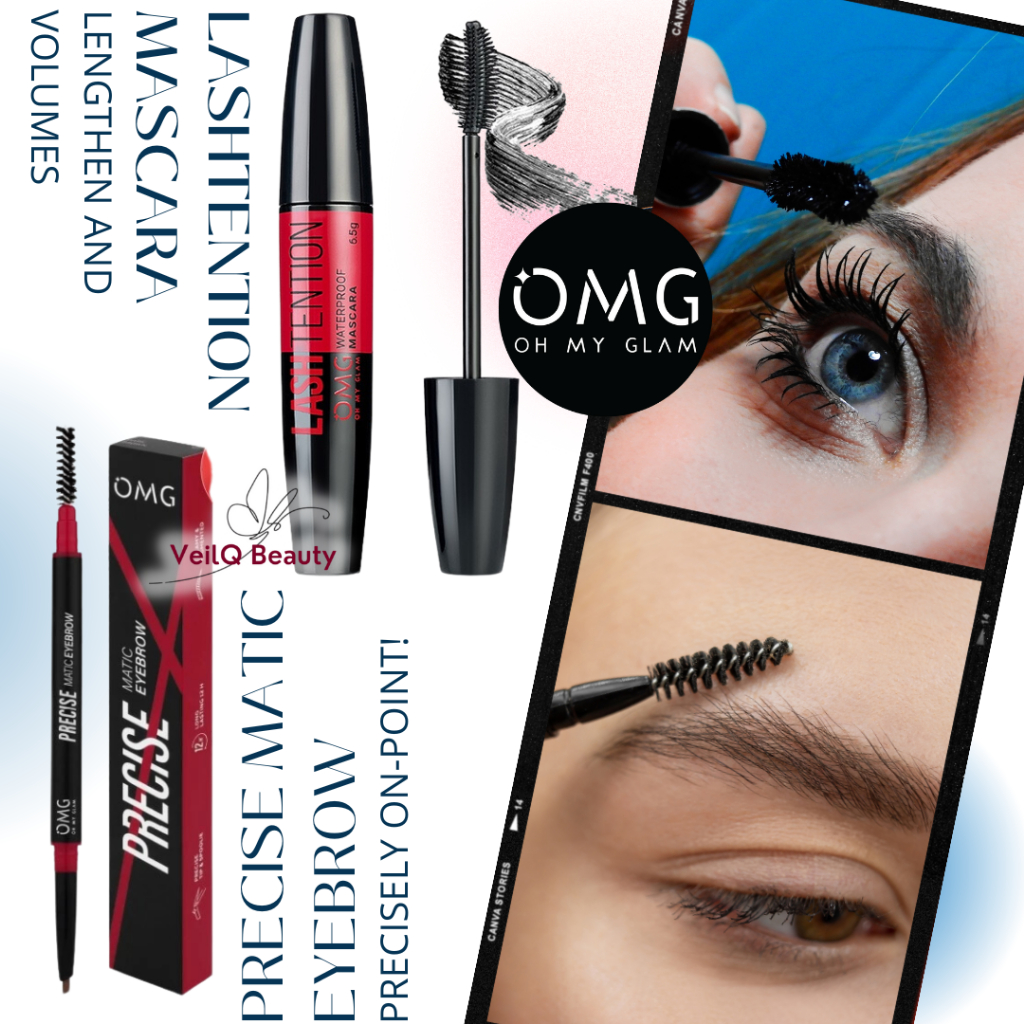 Jual OMG Oh My Glam LASHTENTION Waterproof Mascara Precise Matic ...