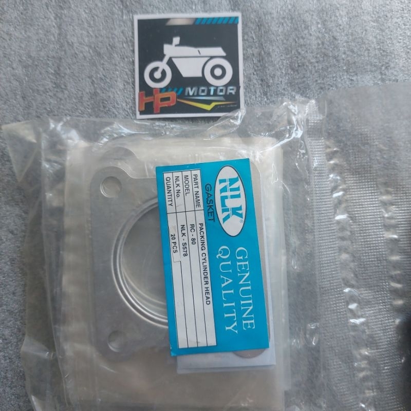Jual packing paking tutup cylinder silinder head suzuki rc 80 rc80 rc 100 rc100 bravo tornado ...