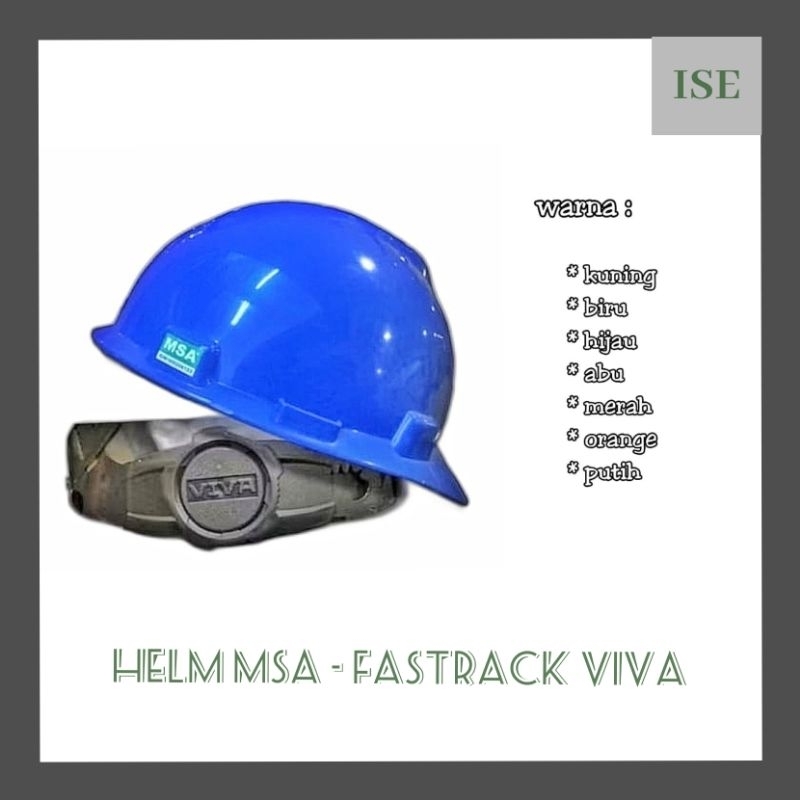 Jual HELM SAFETY MSA LOKAL FASTRACK VIVA | Shopee Indonesia