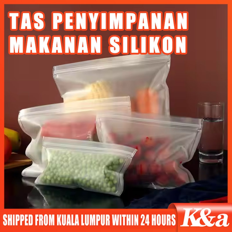 Jual Plastik Makanan Ziplock Transparent Silicone Plastik Kulkas Food ...