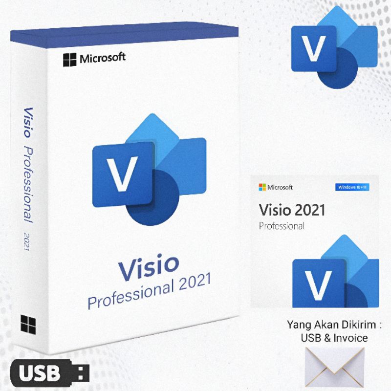 Jual Microsoft Visio Professional 2021 Original Single User 1PC ...