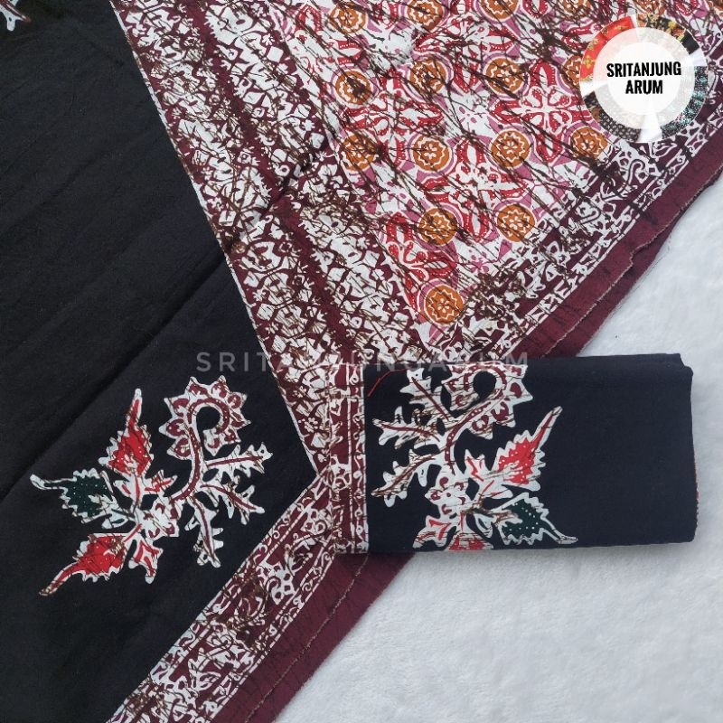 Jual Kain Batik Premium Katun Batik Banyuwangi Semi Tulis Pink Hitam ...