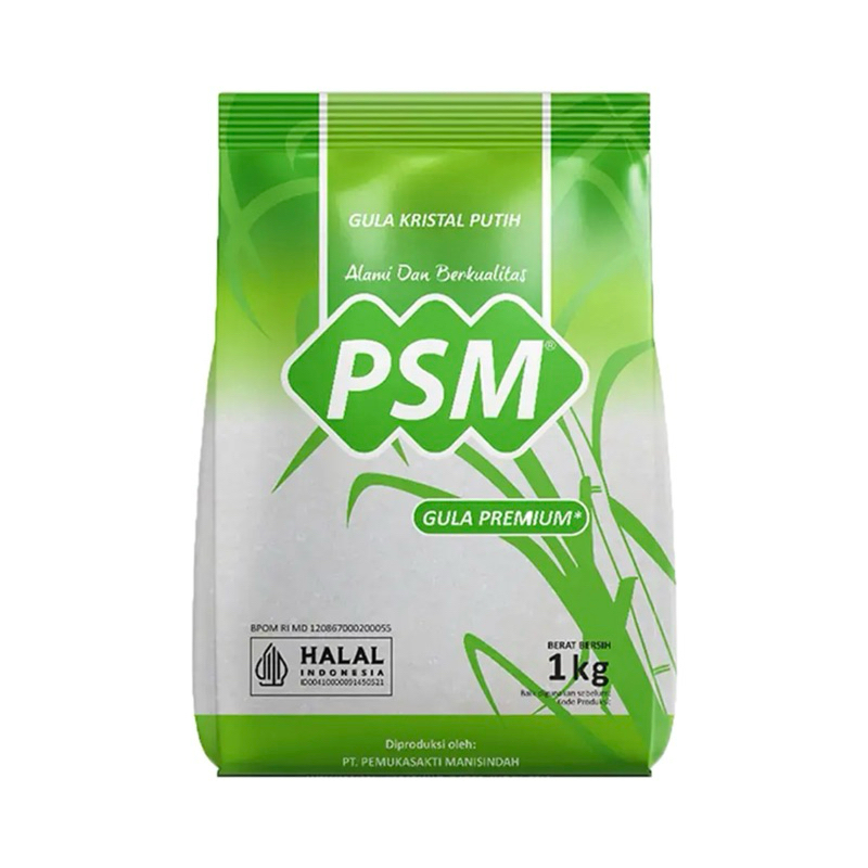 Jual PSM GULA PASIR KRISTAL PUTIH 1kg | Shopee Indonesia