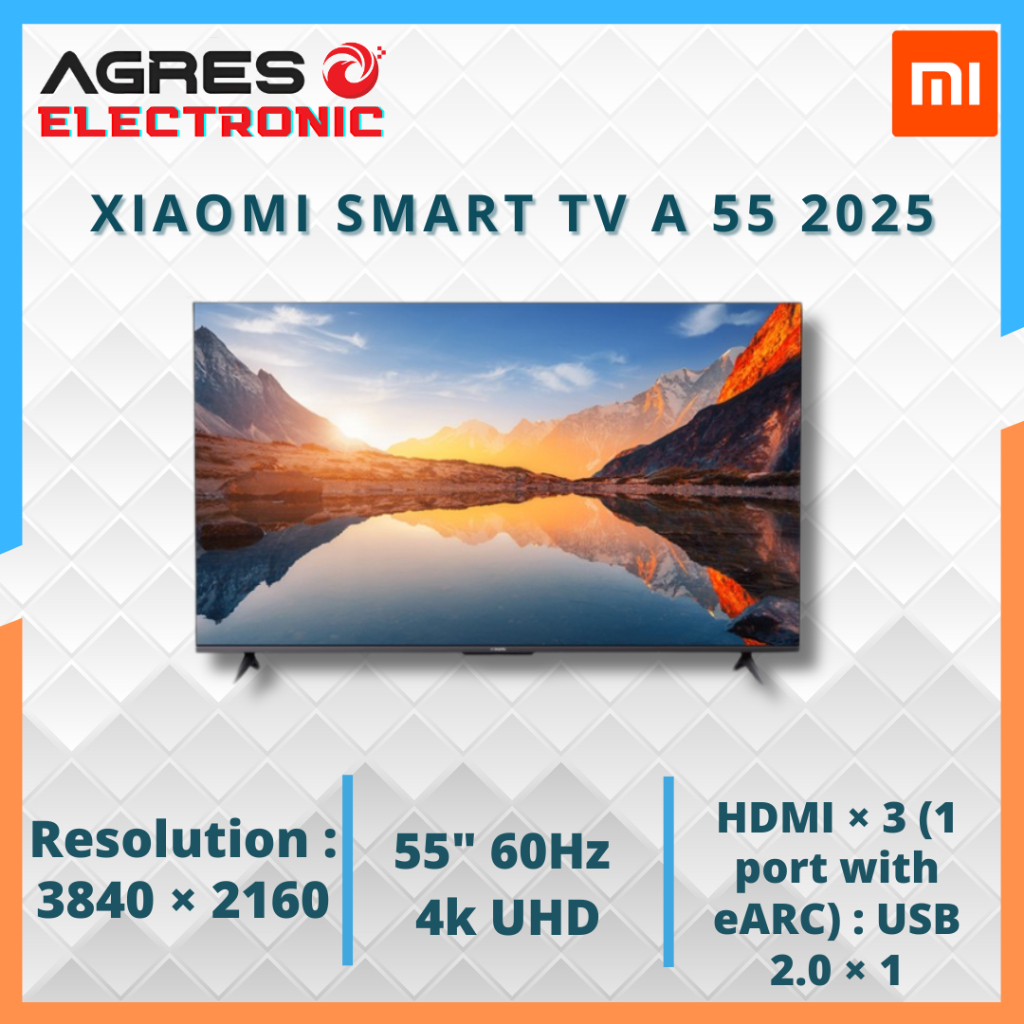 Jual XIAOMI Smart TV A 55 2025 | L55MA-AID 55"Inch A 2025 UHD TV Original Resmi | Shopee Indonesia