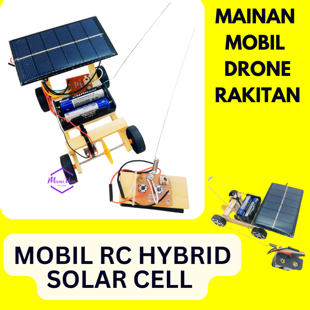 Jual Mobil RC Rakitan Robot Mobil Hybrid Tenaga Surya Solar Cell ...