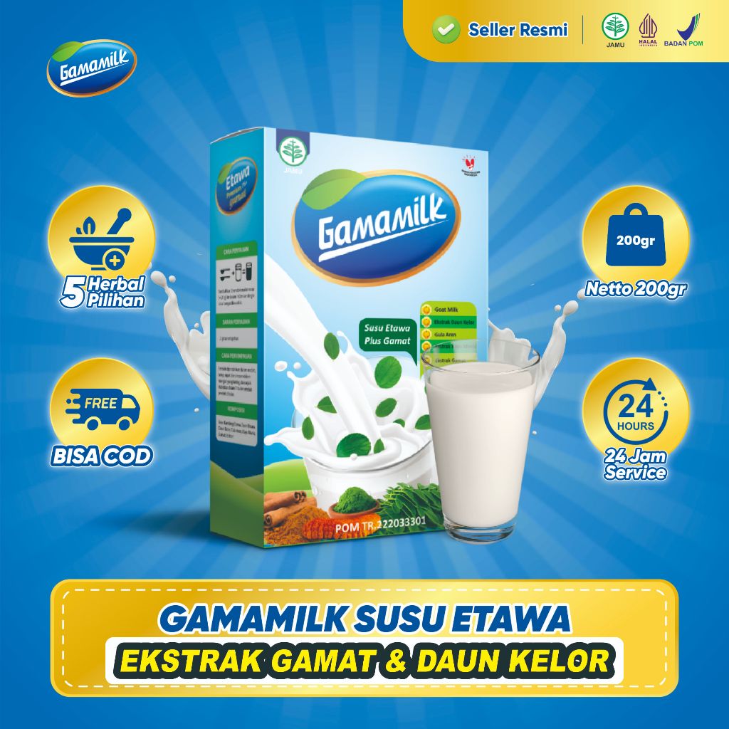 Jual GAMAMILK Susu Etawa dengan Ektrak Gamat dan Ekstrak Daun Kelor ...