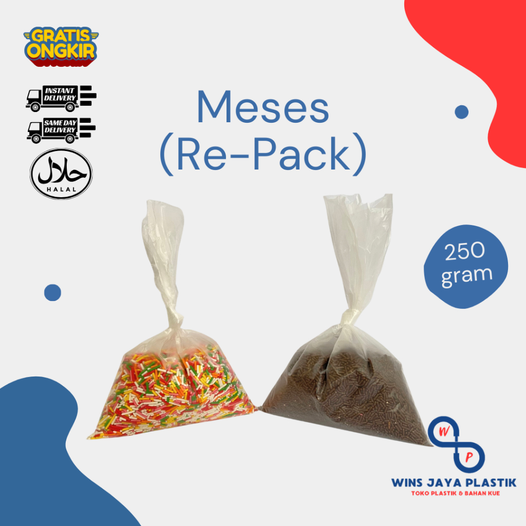 Jual Meses Coklat Warna 250 Gr | Rainbow | Re-Pack | Topping | Shopee ...