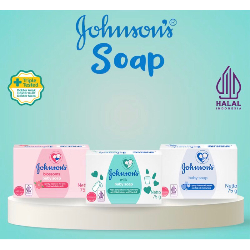 Jual JOHNSONS SOAP 75G | Shopee Indonesia