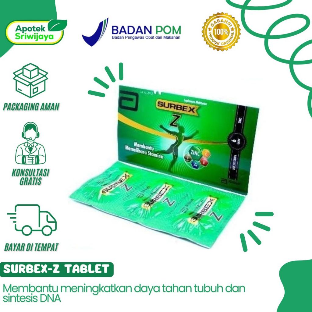 Jual SURBEX-Z TABLET | Shopee Indonesia