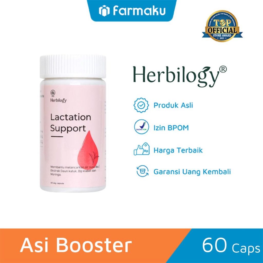 Jual Herbilogy Lactation Support (Breastfeeding) Isi 60 Kapsul ...