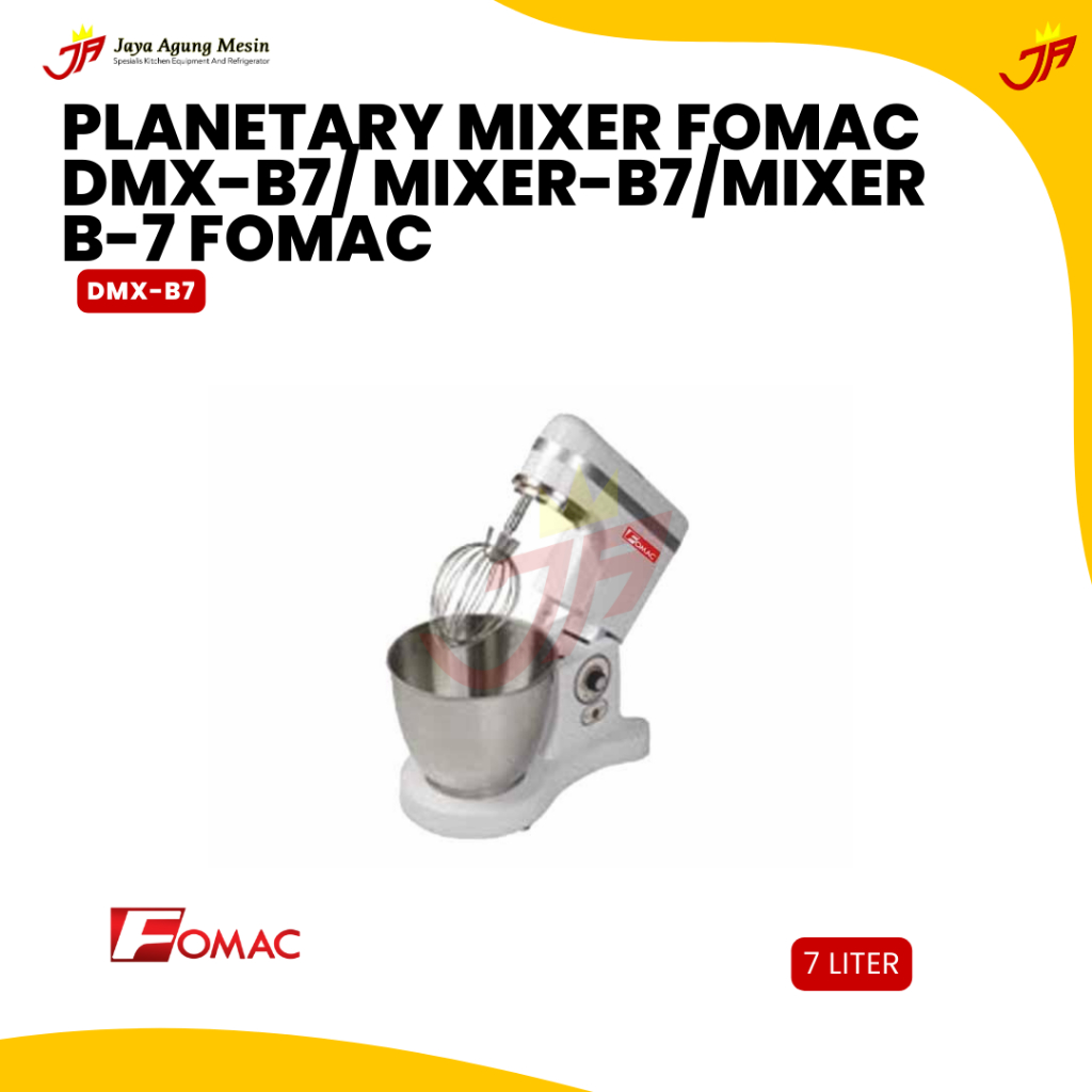Jual FOMAC Planetary Mixer DMX-B7/ Mixer-B7/Mixer B-7 | Shopee Indonesia