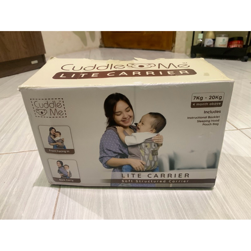 Jual Cuddle Me Lite Carrier Solid Black | Shopee Indonesia