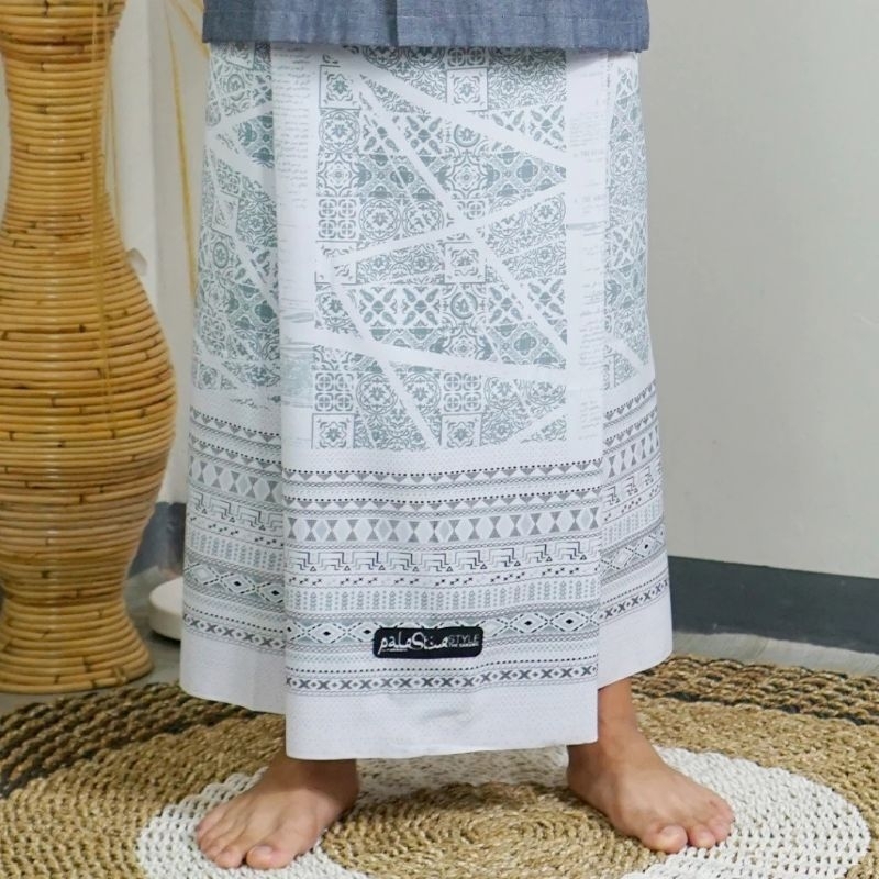 Jual SARUNG RABBANI PALESTINE ORI warna putih Geora1/Hebron/mara/craked ...