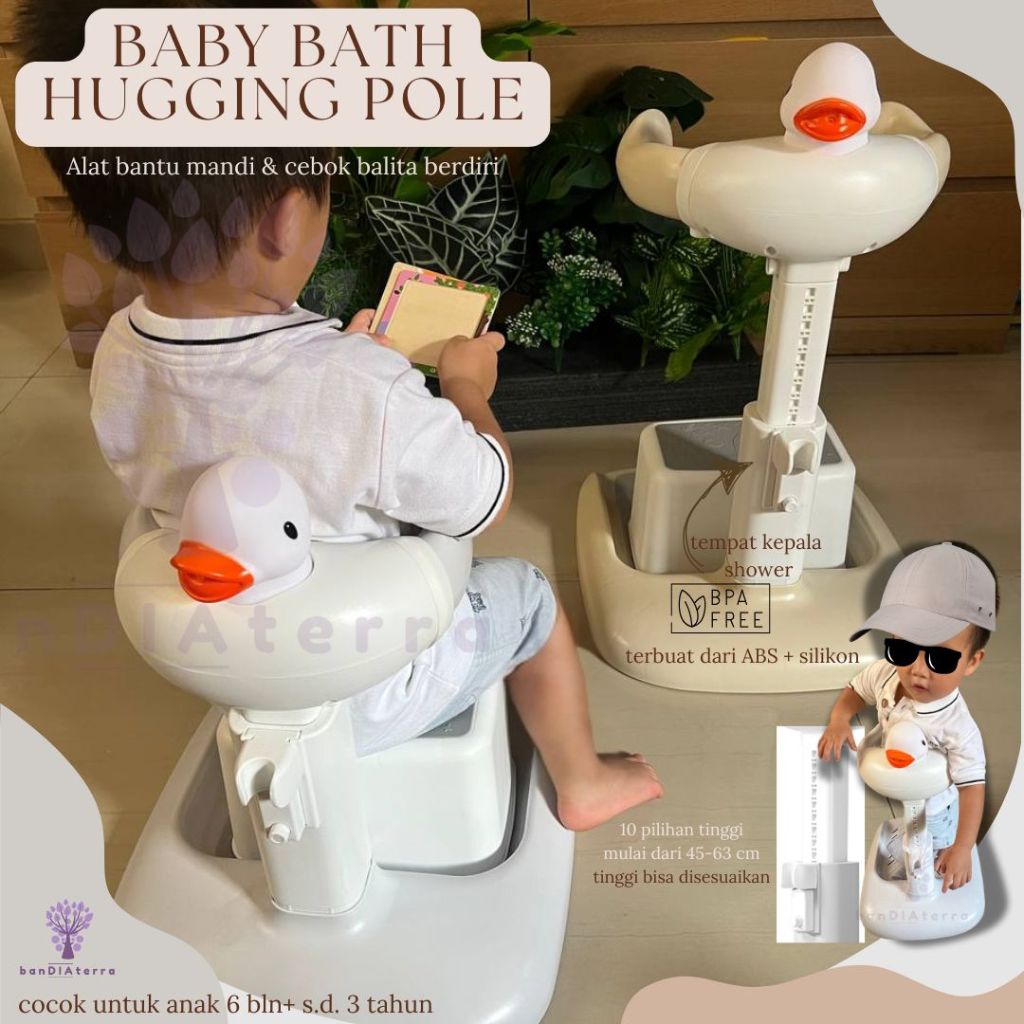 Jual BABY STANDING BATH HUGGING POLE/ alat bantu mandi & cebok bayi ...