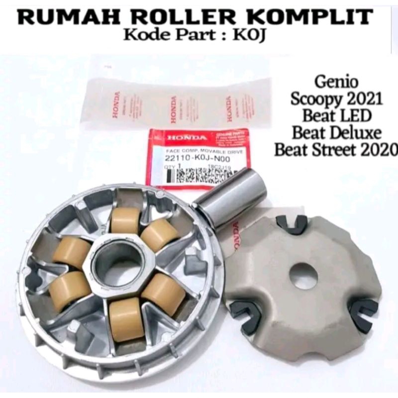Jual Rumah roller ( KOJ) motor honda genio / beat street / scopy new / beat deluxe esp / beat ...
