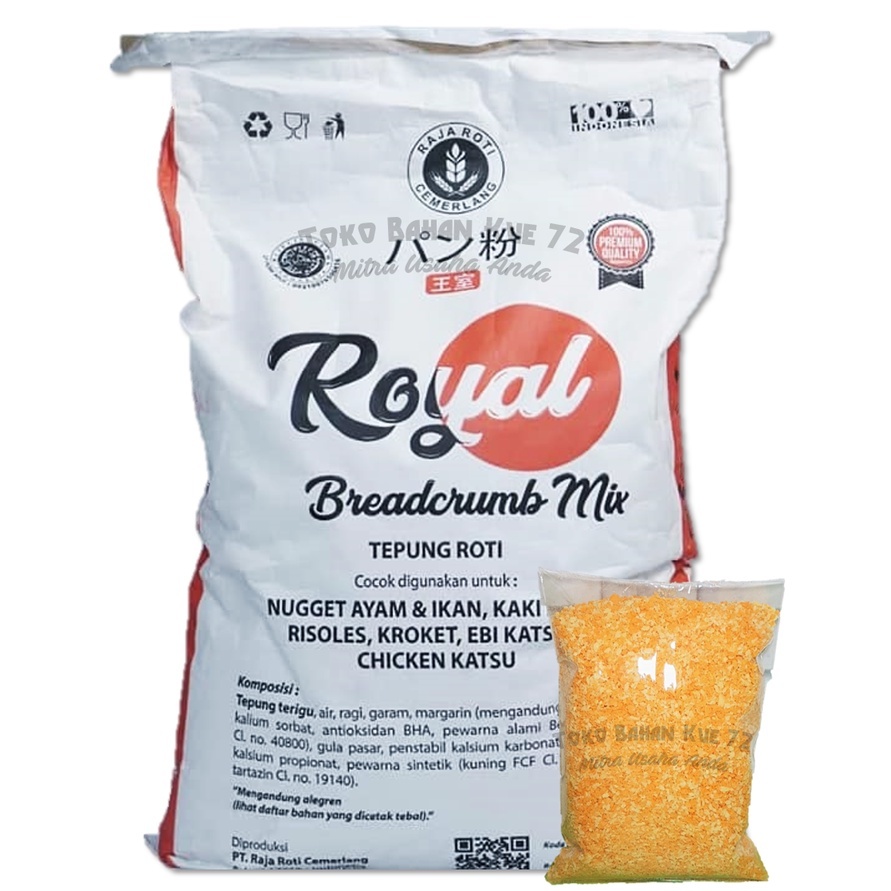 Jual Royal Tepung Roti Panir Panko Crispy 10kg [CARGO] | Shopee Indonesia