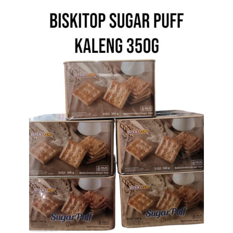 Jual Biskitop sugar puff kaleng jajan lebaran | Shopee Indonesia