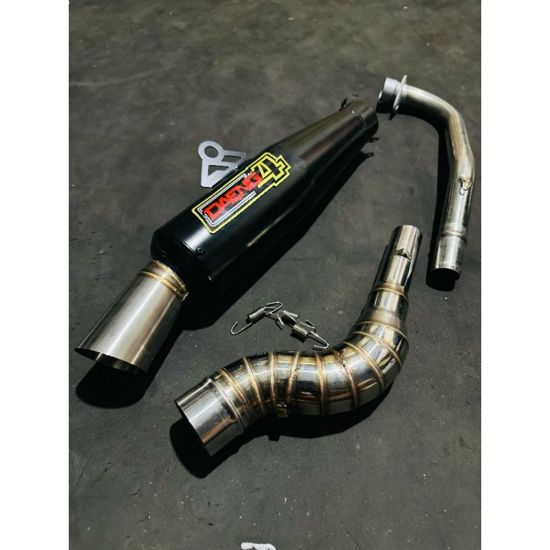 Jual Daeng sai4 Pipe canister conical open specs exhaust pipe for Wave ...