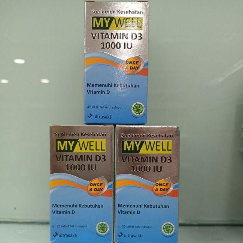 Jual My Well Vitamin D3 1000IU | Shopee Indonesia