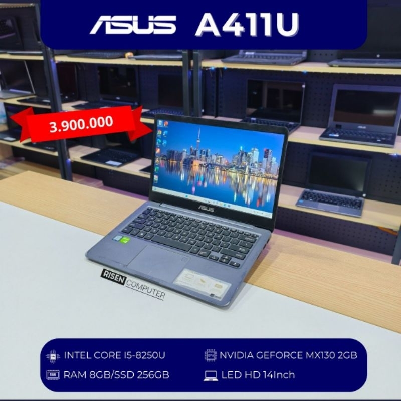 Jual Second LAPTOP ASUS A411u 14inch Intel core i5 gen 8 Ram 8Gb Ssd ...
