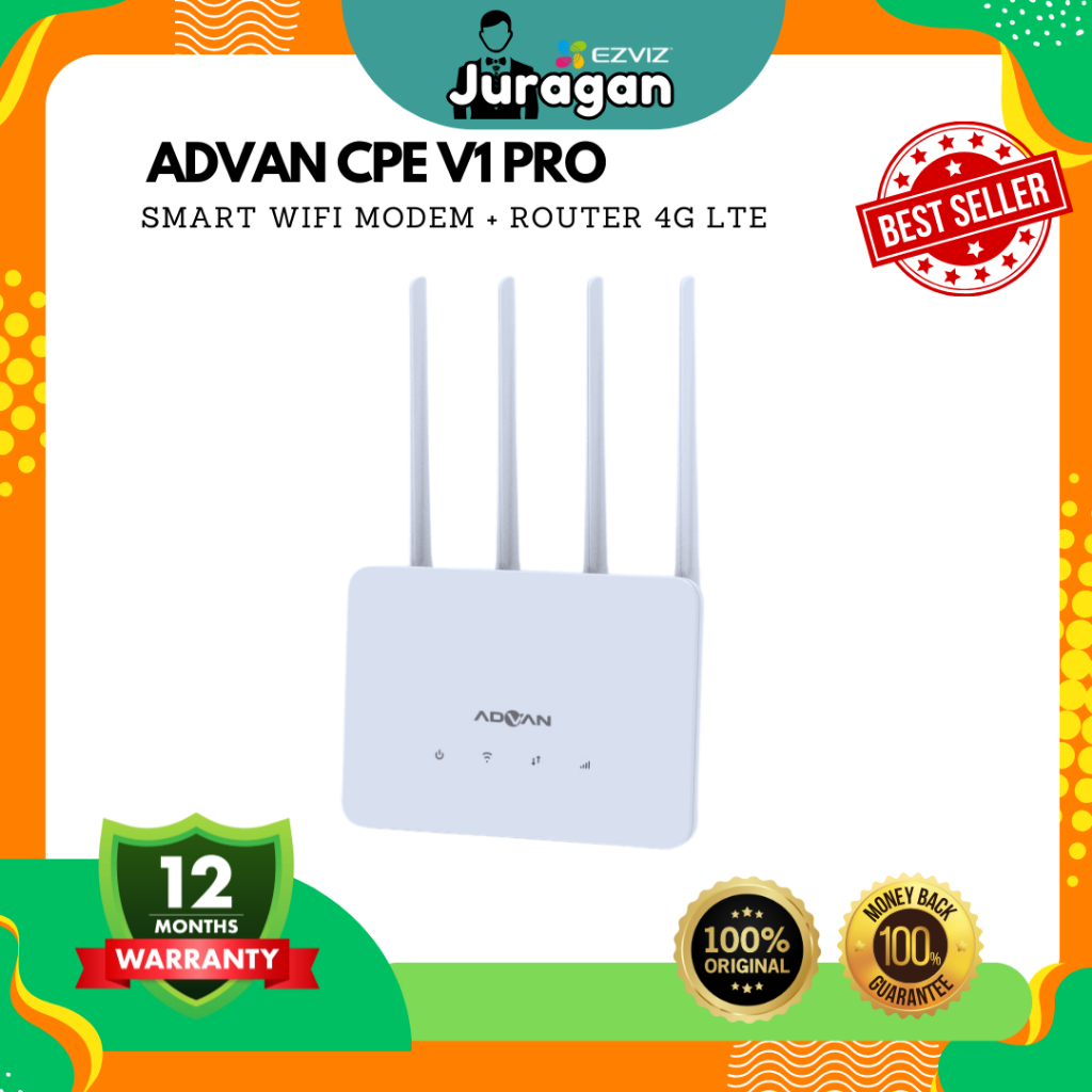 Jual ADVAN CPE V1 PRO Smart WiFi Modem Router 4G LTE | Shopee Indonesia