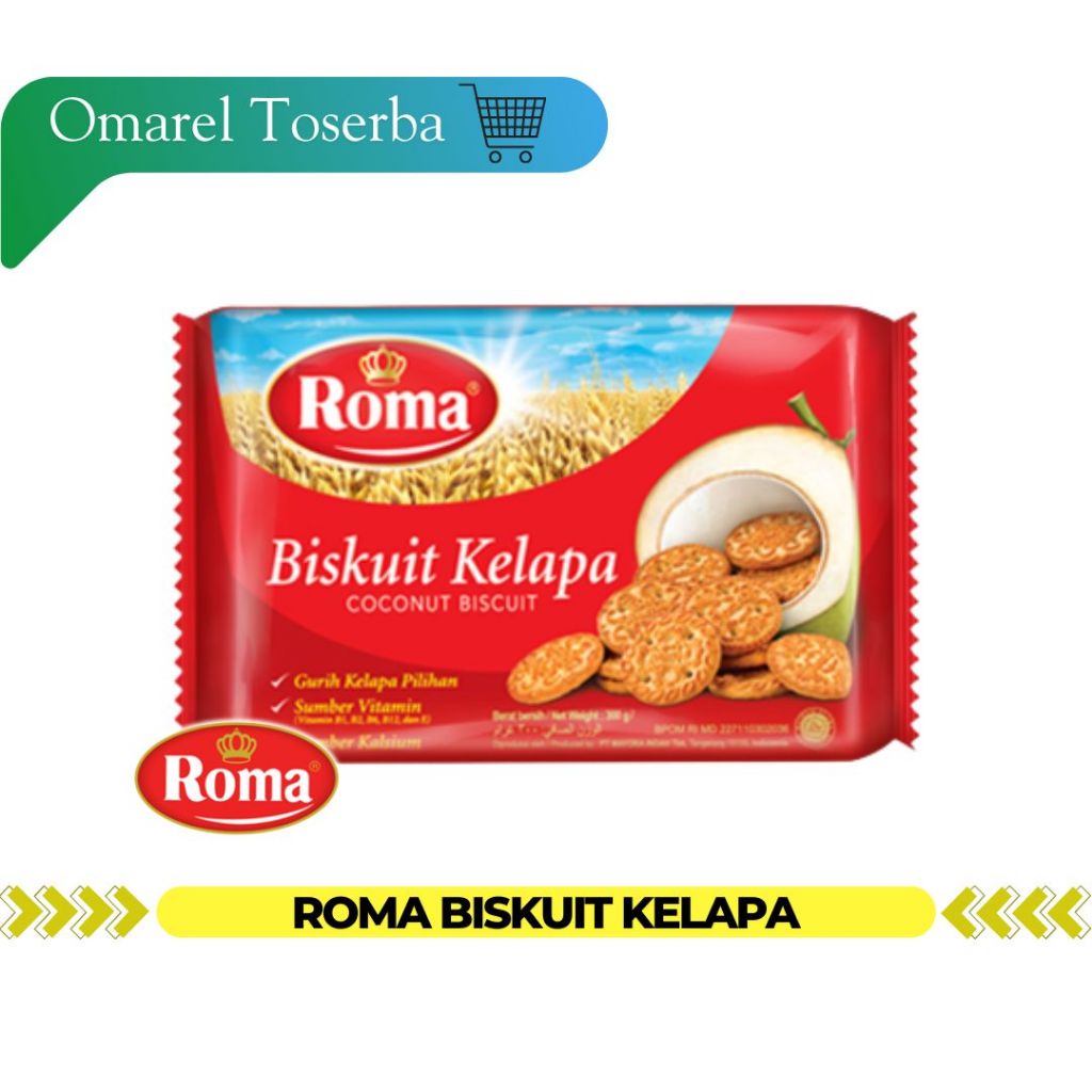 Jual BISKUIT ROMA KELAPA 300gr | Shopee Indonesia