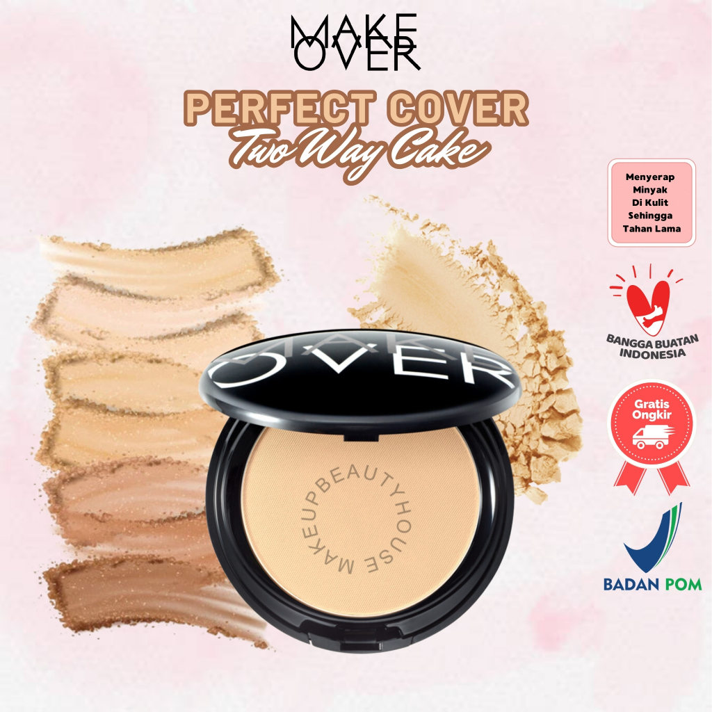Jual MAKE OVER Perfect Cover Two Way Cake 12gr (FULL/REFILL) - Bedak ...