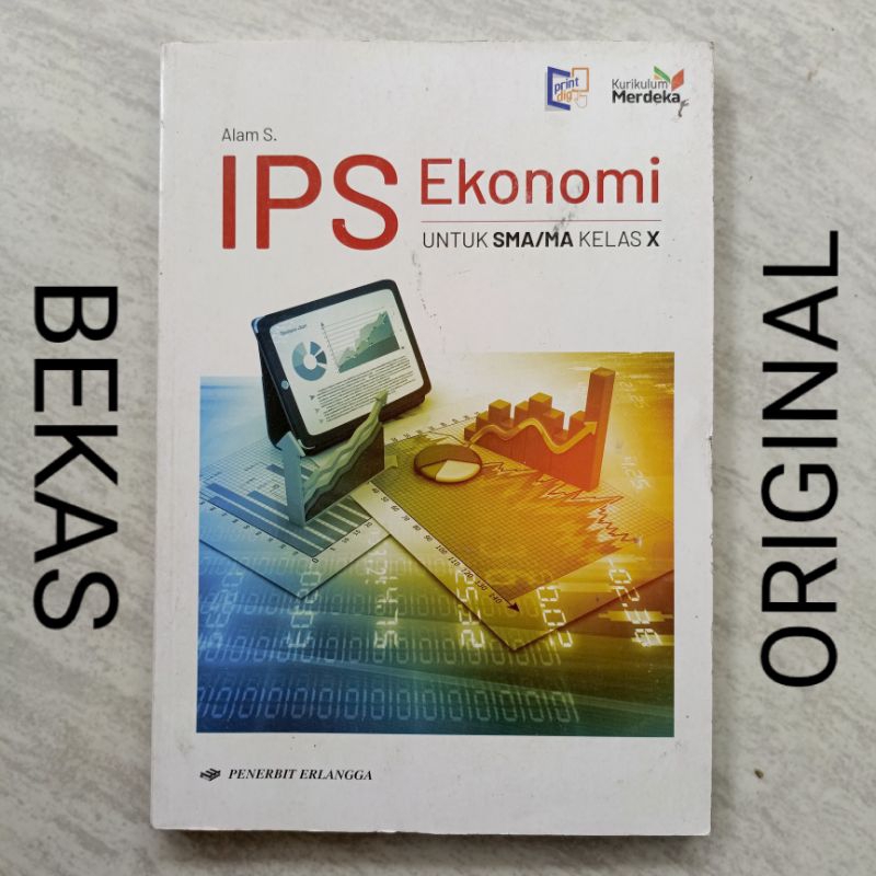 Jual Buku IPS Ekonomi Kelas 10 X 1 I SMA MA Penerbit Erlangga Kurikulum Merdeka Ilmu Pengetahuan ...