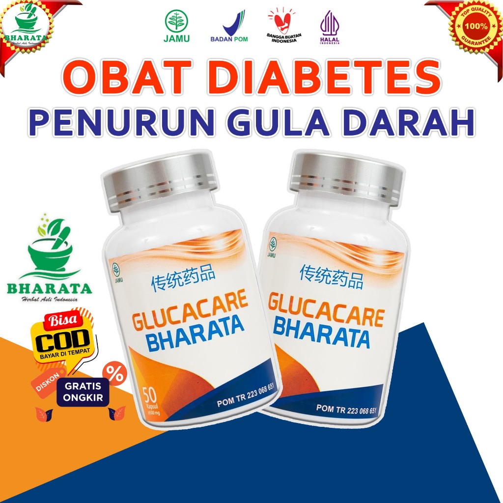 Jual Obat Luka Diabetes, Diabetes, Gula Basah / Kering Glucacare ...