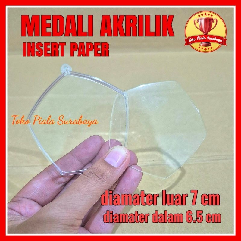 Jual MEDALI AKRILIK INSERT PAPER KOSONGAN / BULAT / SEGILIMA | Shopee ...