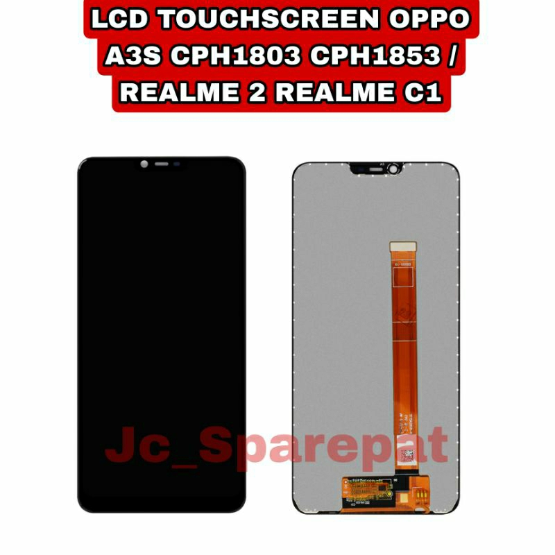 Jual LCD TOUCHSCREEN OPPO A3S CPH1803 CPH1853 / REALME 2 REALME C1 | Shopee Indonesia
