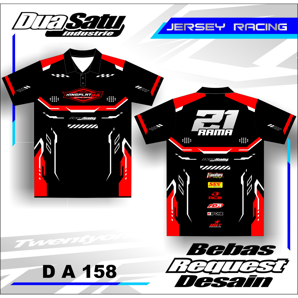 Jual Jersey Racing Kaos Baju Jersey Racing Custom Full Printing Jersey ...
