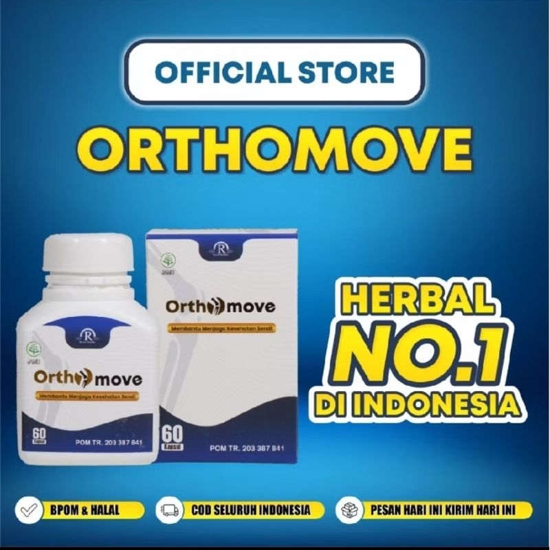 Jual ORTHOMOVE 60 Kapsul Asli Obat Nyeri Sendi Ampuh Original Resmi ...