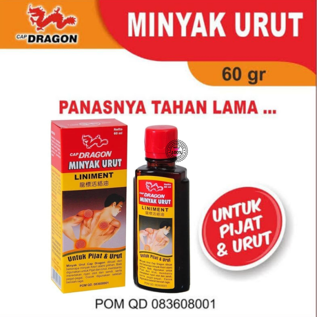 Jual Dragon Minyak Urut Liniment Botol 60ml | Shopee Indonesia