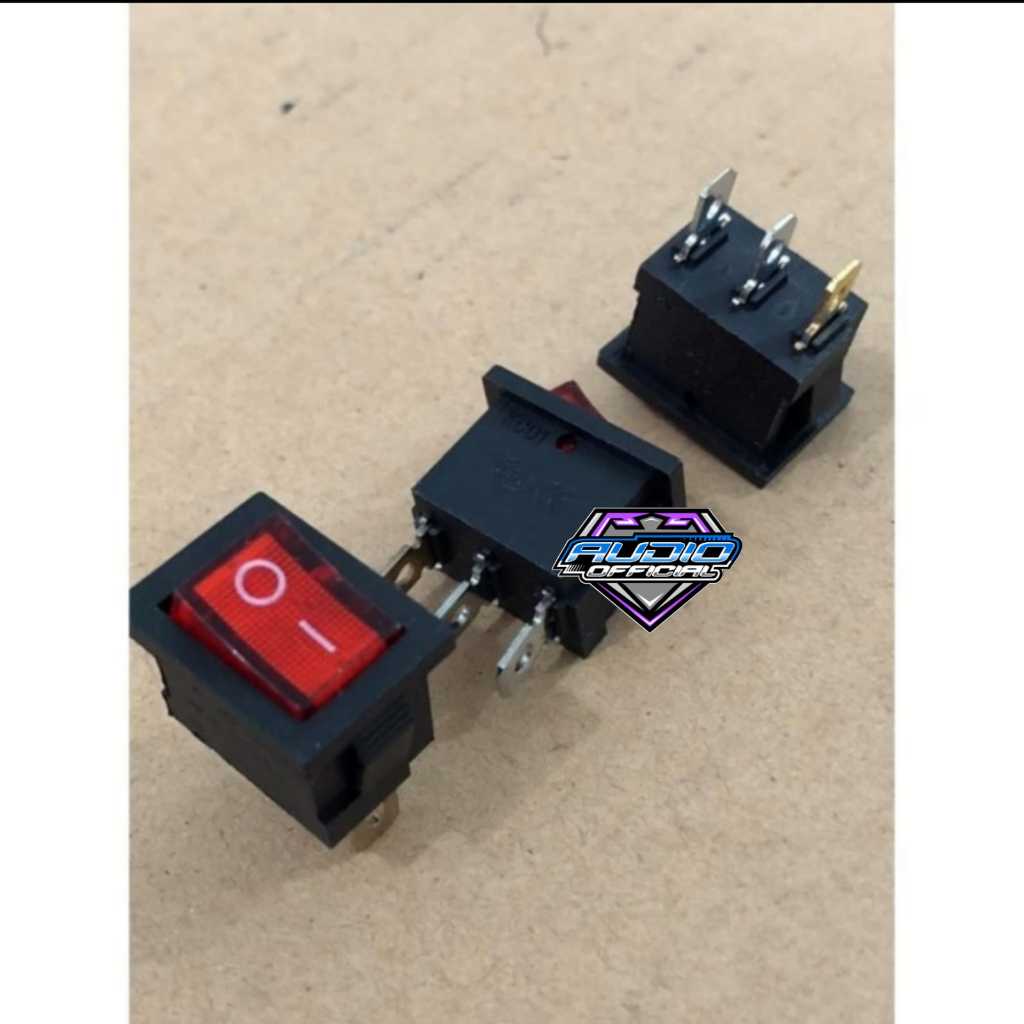 Jual Saklar Rocker switch lampu 3 pin saklar 3 kaki kecil | Shopee ...