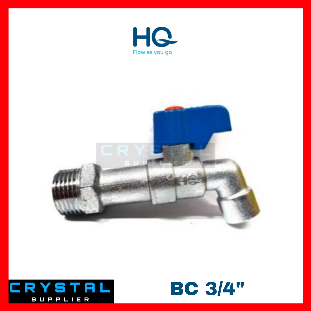 Jual Kran BC 3/4" inch HQ Hoco / Keran Air Cebol Atap Bibcock Tembok ...