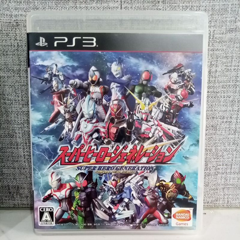 Jual BD CD KASET ORIGINAL PS3 Super Hero Generation Jpn Bahasa Jepang Lengkap Manual book ...