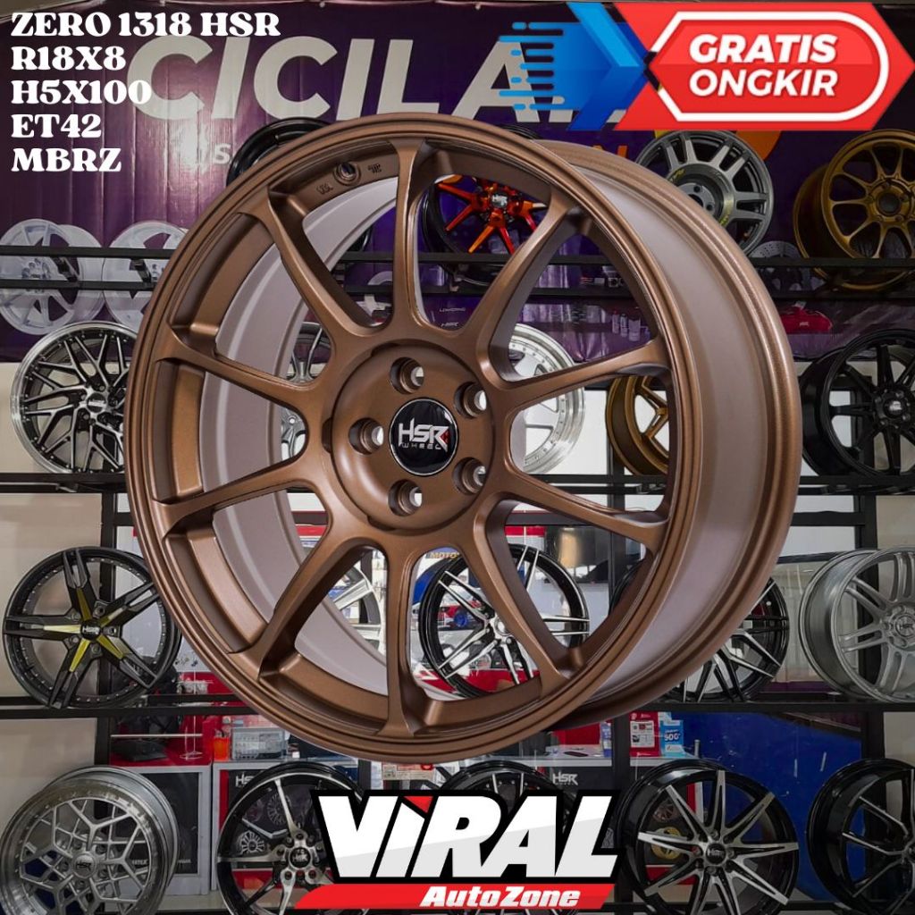 Jual Velg Mobil Ring 18 HSR ZERO R18 UNTUK FT86 , AVANZA VELOZ NEW , WISH , ALTIS NEW | Shopee ...