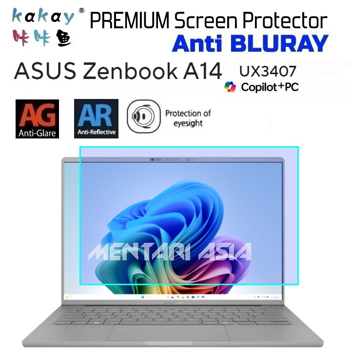 Jual Screen Protector ASUS ZenBook A14 UX3407 - KAKAY Premium ANTI ...
