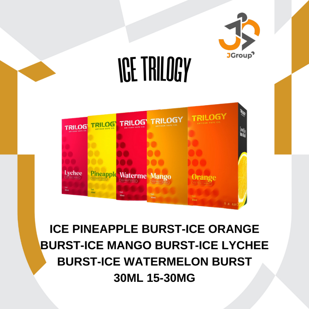 Jual TRILOGY ICE SALT NIC SERIES 30ML BY TRILOGY X VAPEXPRESS E-LIQUID ...
