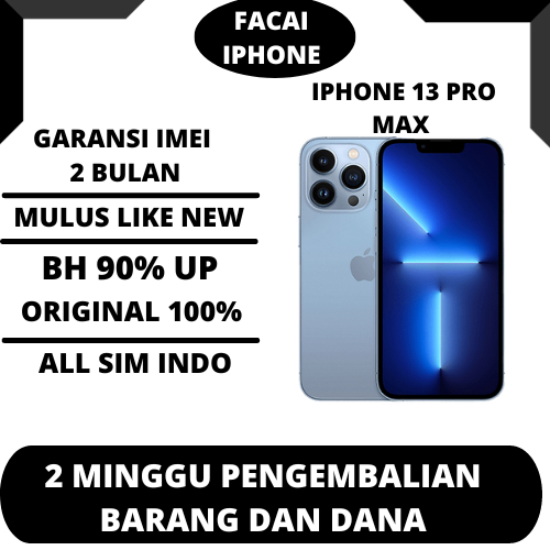 Jual IP 13 PRO MAX Second BEKAS ORIGINAL 100% Seken | Shopee Indonesia