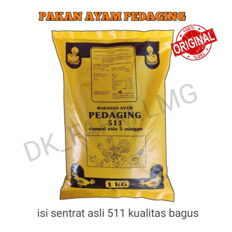 Jual pur ayam 511 untuk ayam pedaging/boiler kemasan kuning 1 kg ...